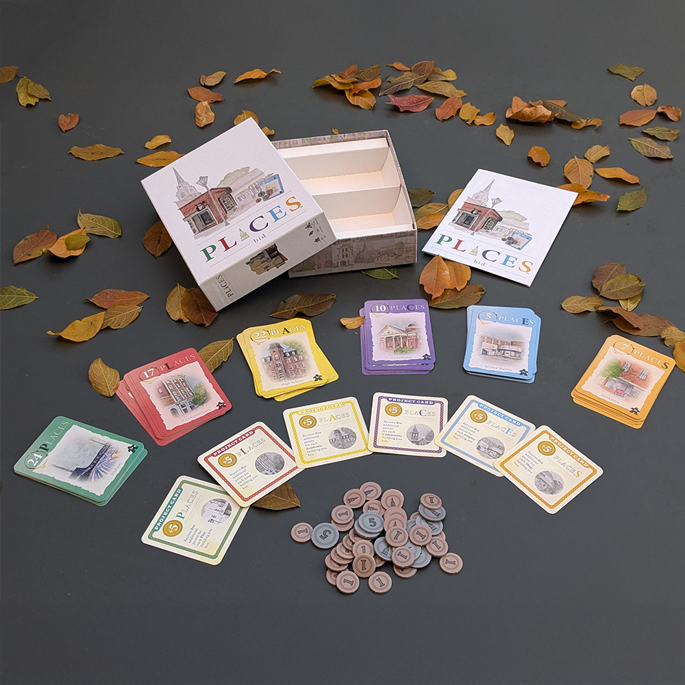 PLACES-bid Card Game – PLACES games