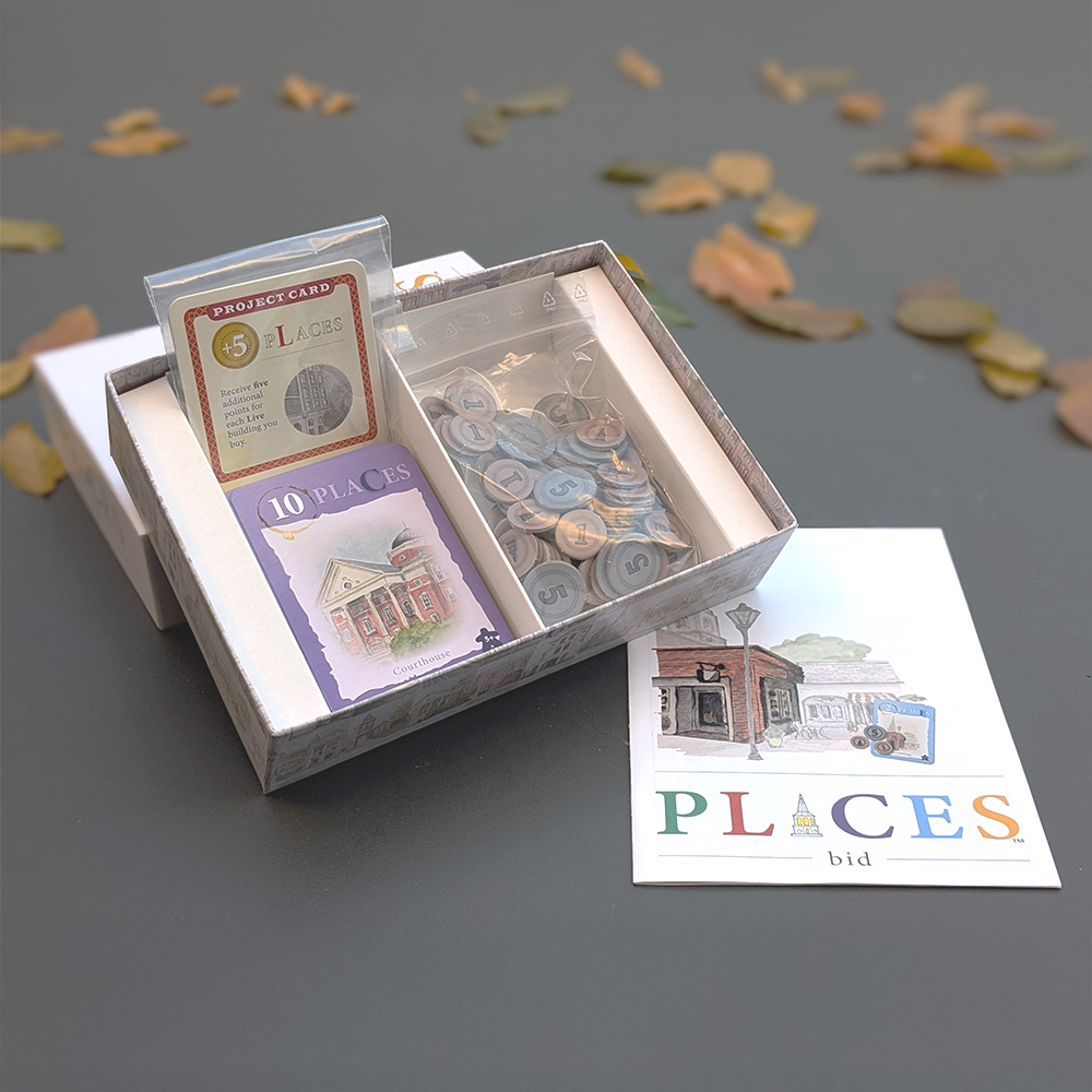 PLACES-bid Card Game – PLACES games